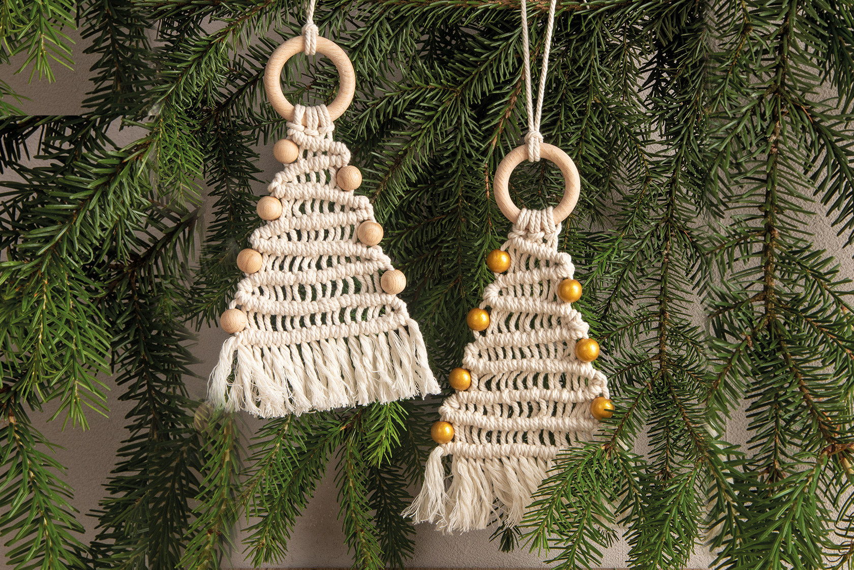Makramee-Tannenbaum basteln mit JUMBO
