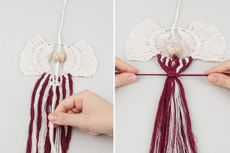 Makramee-Engel basteln mit JUMBO