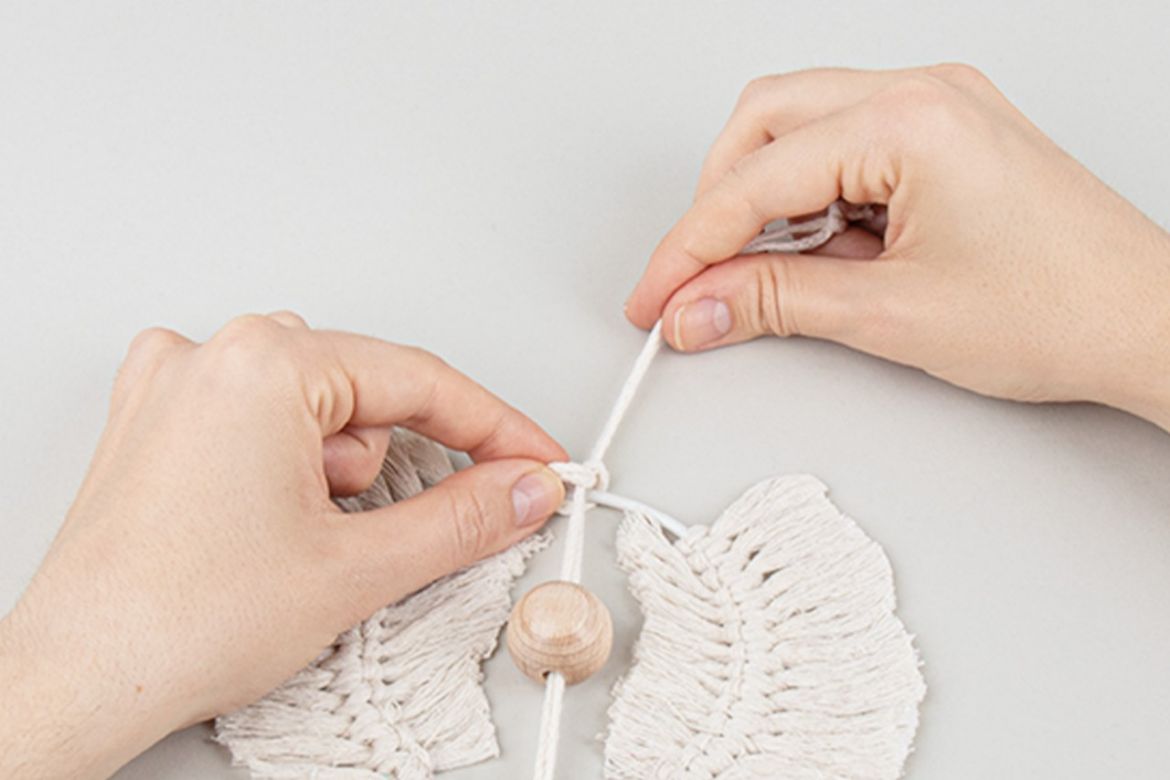 Makramee-Engel basteln mit JUMBO