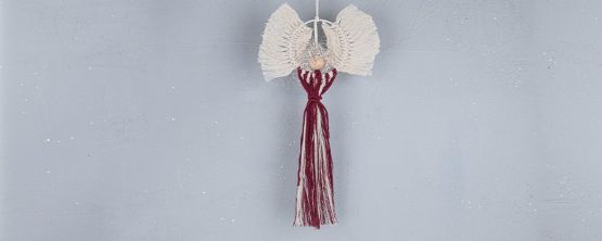 Makramee-Engel basteln mit JUMBO