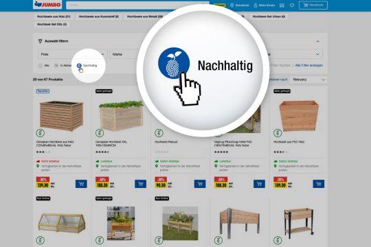 Nachhaltigkeit bei JUMBO