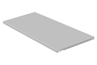 Element System Stahlfachboden Weiss | 80 × 35 cm | 2 Stück kaufen bei JUMBO