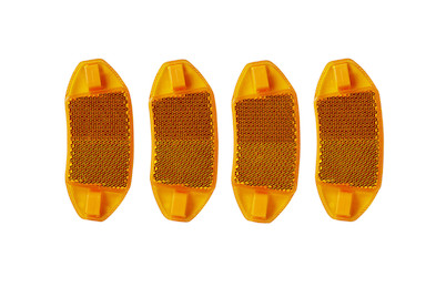 Qualité & Prix Speichenrückstrahler Gelb Oval kaufen bei JUMBO