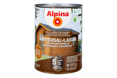 Alpina Universal-Lasur Palisander | 2.5 l kaufen bei JUMBO