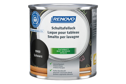 Renovo Peinture pour tableau d'école RAL 9900 Mat Tissu | 0.4 l Acheter ...