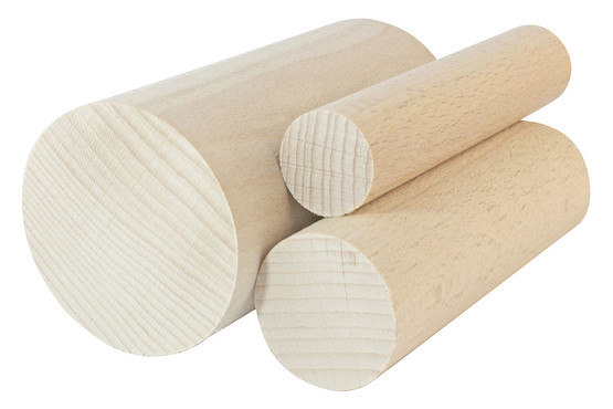 Listello tondo liscio, 50 mm, naturale, in legno di faggio acquistare ...