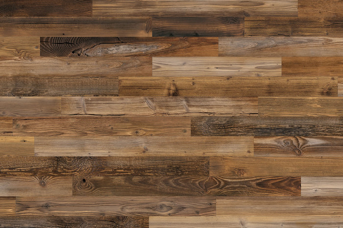 Paniforte a 3 strati in pino, design legno vecchio marrone riarso ...