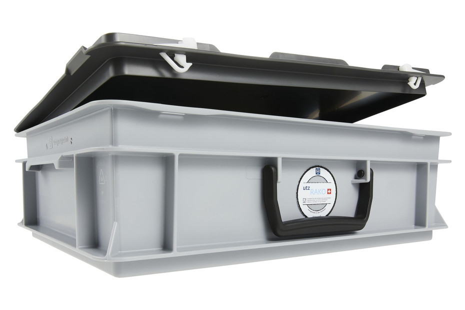 Utz Rako Koffer Stapelbar Grau | 40 × 30 × 13.5 cm | 10 l kaufen bei JUMBO