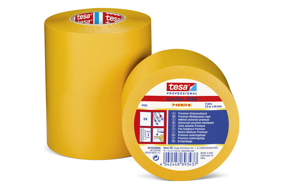 Tesa Ruban isolant Jaune | 50 mm × 33 m Acheter chez JUMBO