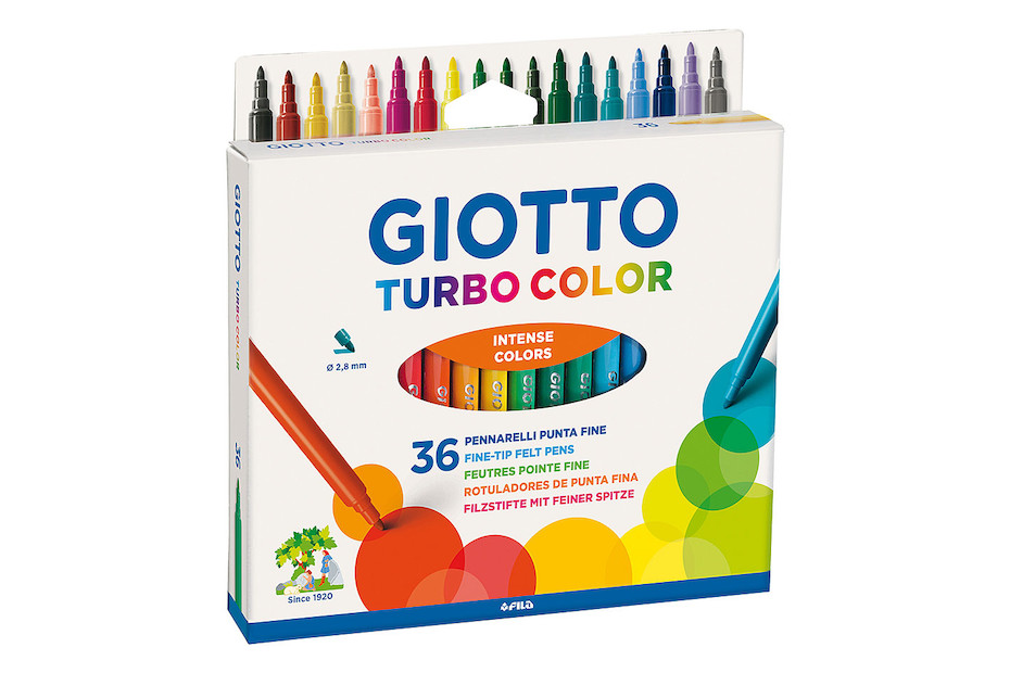 Feutres Giotto Turbo Color, 36 pièces Acheter chez JUMBO