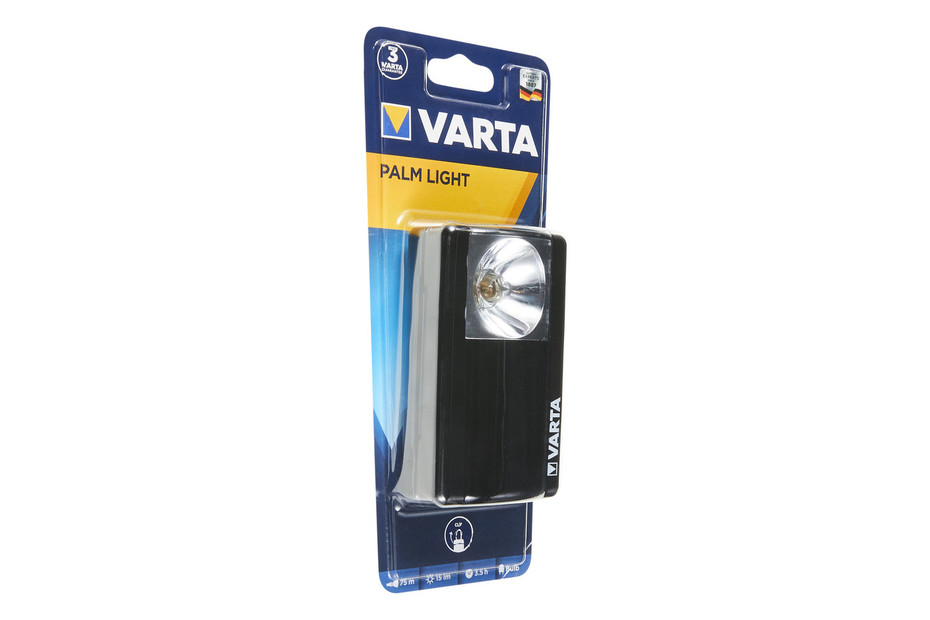 Varta Lampe de poche Palm Light Métal Noir Acheter chez JUMBO