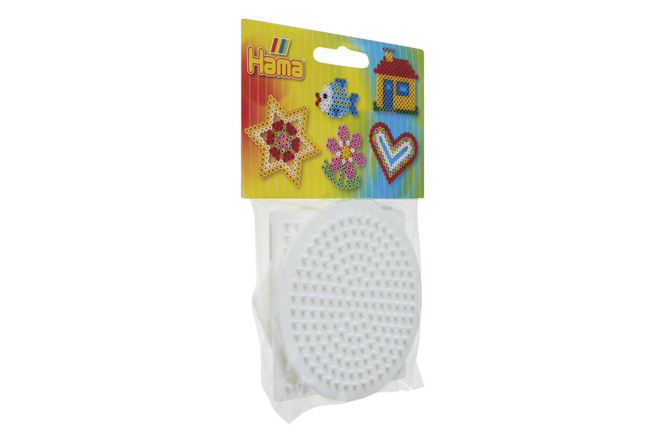 Hama Ensemble de Plaques à Dessin Cercle, Carré, Hexagone | 3 pièces ...