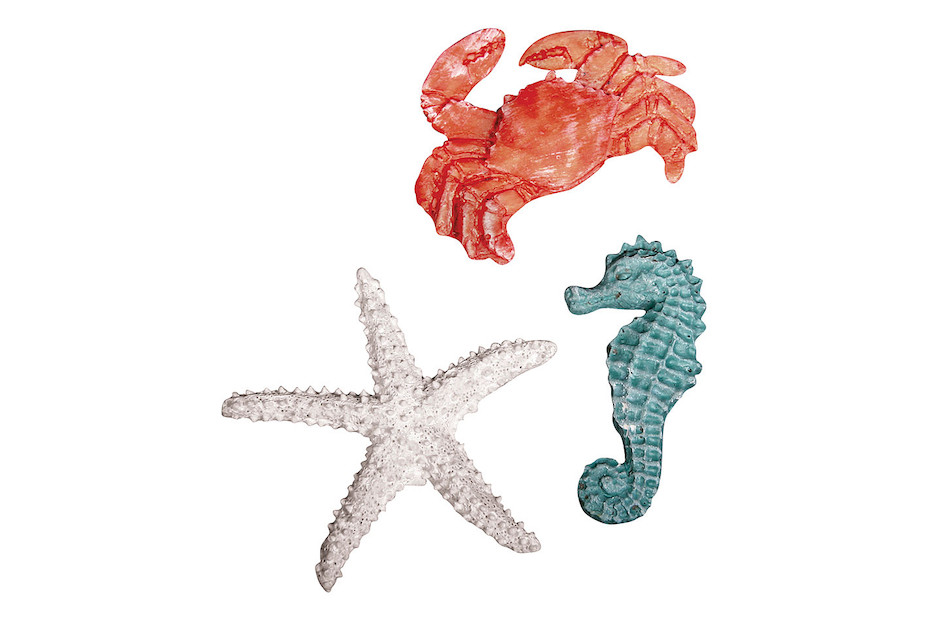 Animaux de la mer en polyrésine, 4-6cm, 3 sortes, sct.-LS 3pces Acheter ...