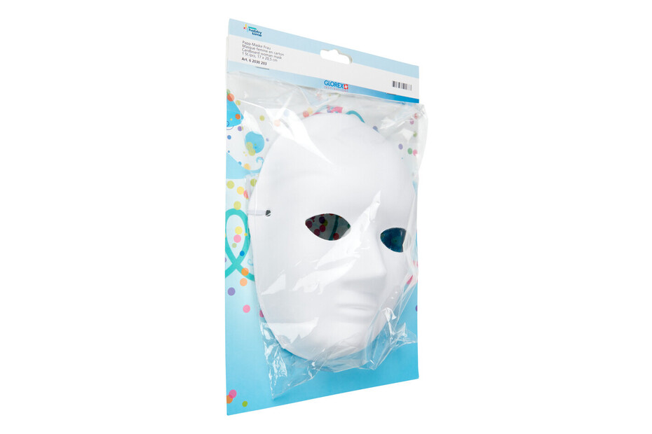 Glorex Papp-Maske Frau | 17 × 20.5 cm kaufen bei JUMBO