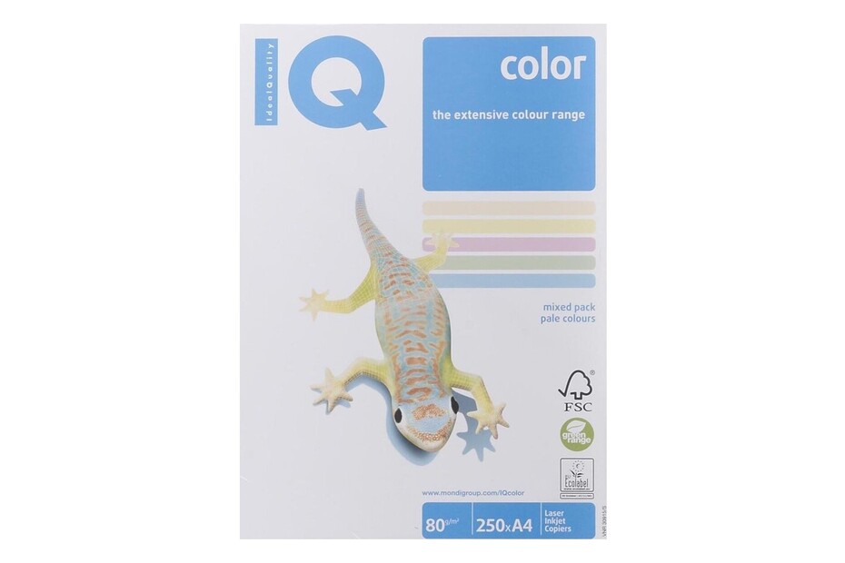 IQ Kopierpapier FSC pastell A4 80g 100 Blatt kaufen bei JUMBO