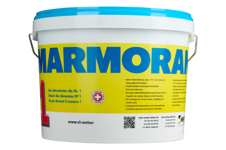 Marmoran Carrara Enduit Complet | Intérieur | Granulométrie 1.5 mm ...