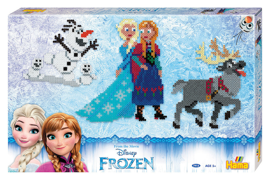 Hama Hama Geschenkpackung Disney Frozen | 6000 Perlen | 3 Stiftplatten ...