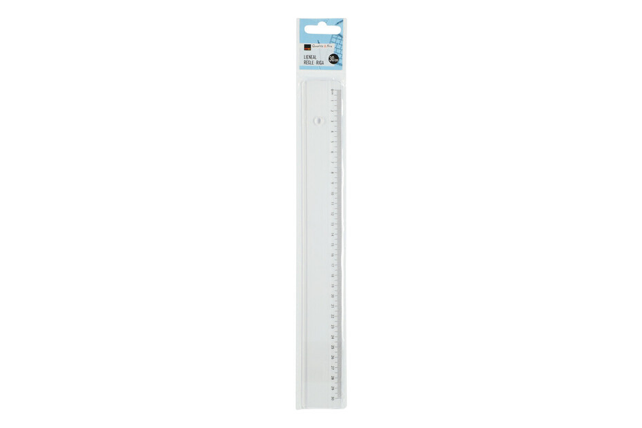 Lineal transparent 30cm kaufen bei JUMBO