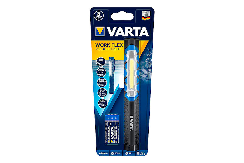 Varta Lampe de travail Work Flex Pocket Light Noir Acheter chez JUMBO