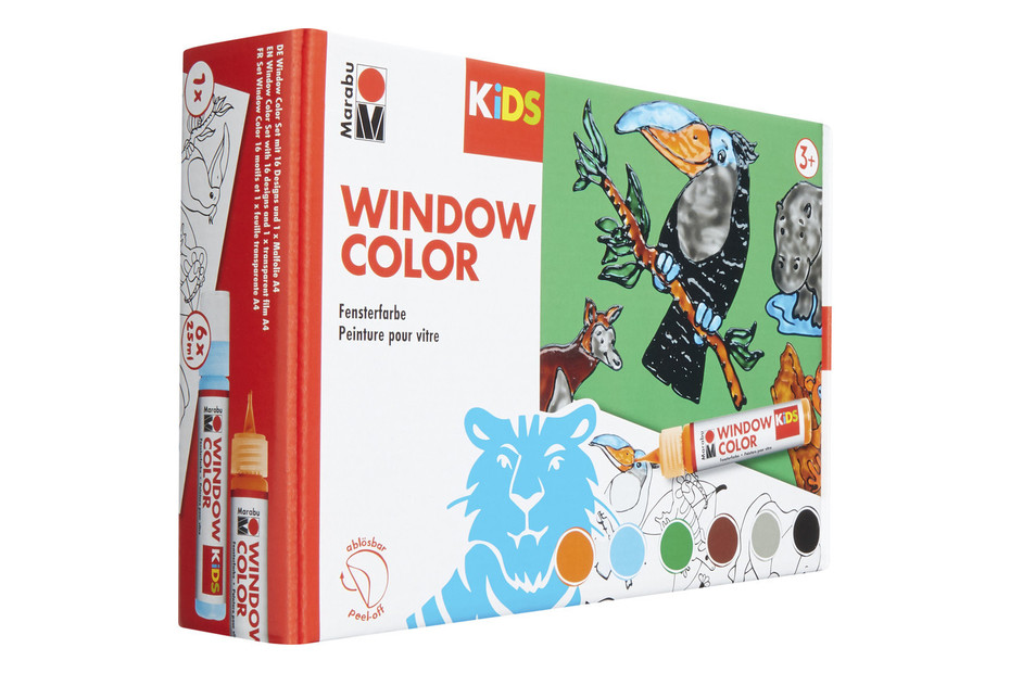 Marabu KiDS Window Color Set Dschungel | 6 × 25 ml kaufen bei JUMBO