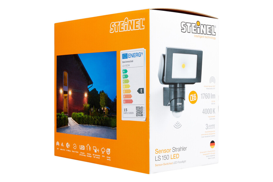 Steinel LED-Strahler LS 150 Schwarz | 20.5 W | 1760 lm kaufen bei JUMBO