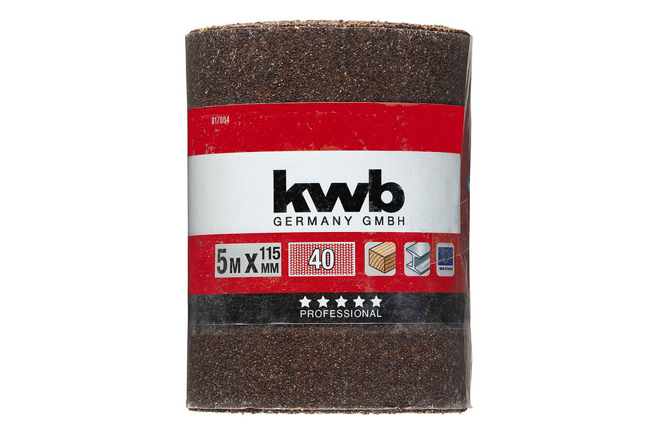 kwb Schleifmittel-Rollen Korund | K40 | 11.5 × 500 cm kaufen bei JUMBO