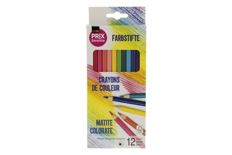 Crayons de couleur Prix Garantie 12 pièces Acheter chez JUMBO