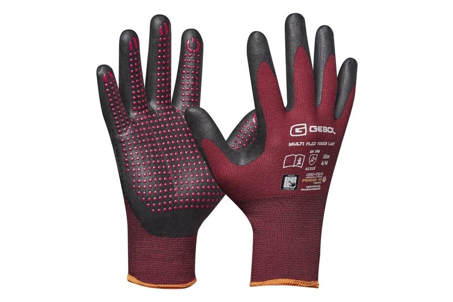 Gebol Gant de travail Multi Flex Lady Rouge | Taille 7 Acheter chez JUMBO