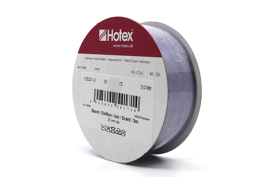 Hotex Chiffonband mit Draht Flieder kaufen bei JUMBO
