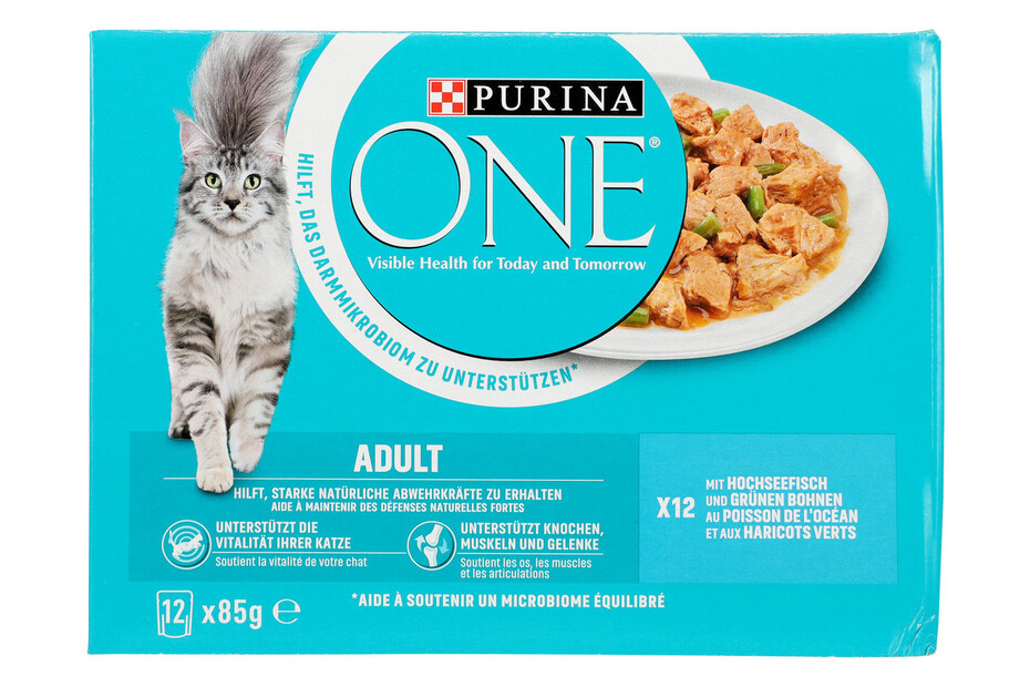 Purina Aliment pour chats ONE Adult Poisson de l'océan 12x85g Acheter ...
