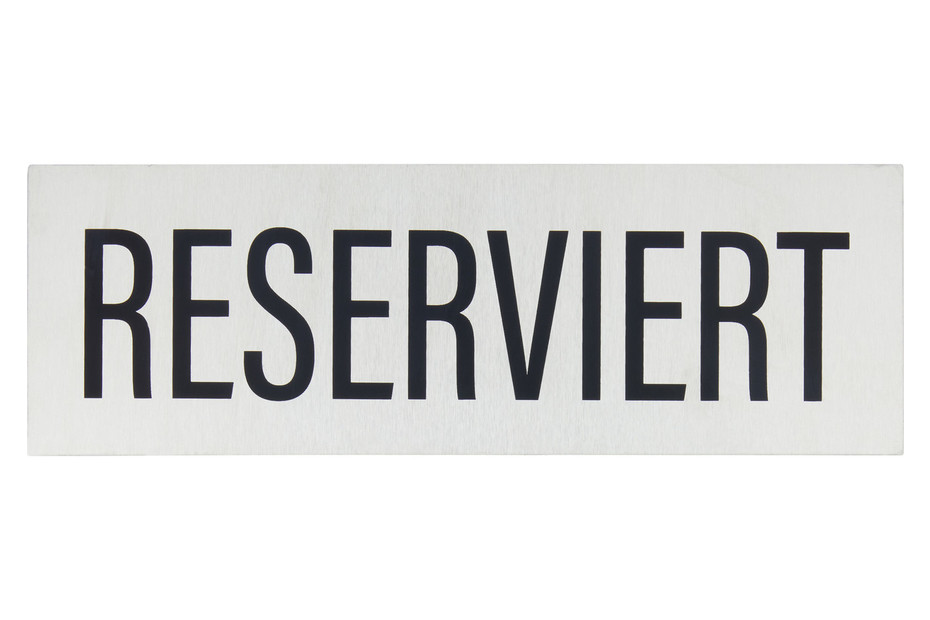 Schild Reserviert DE kaufen bei JUMBO