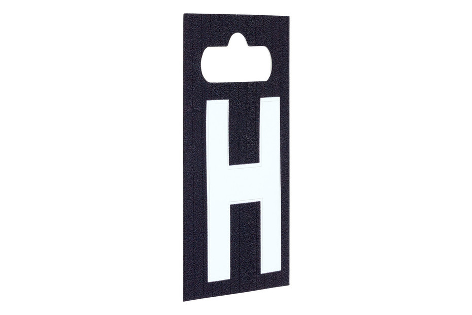 Aufkleber Buchstabe H Weiss kaufen bei JUMBO