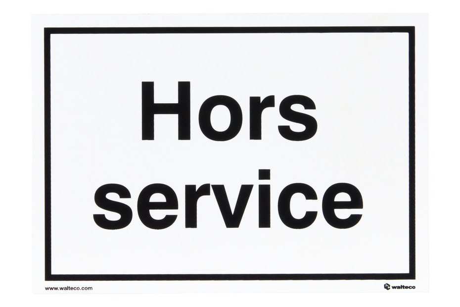 Panneau- hors service fr acquistare da JUMBO