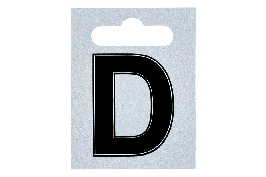 Aufkleber Buchstabe Schwarz D kaufen bei JUMBO