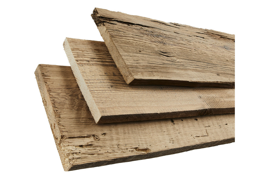 Planche en bois ancien Épicéa | 100 × 17-22 × 2.5 cm Acheter chez JUMBO