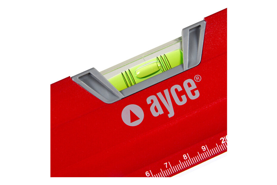 Ayce Niveau à bulle Gris-Noir-Rouge | 40 cm Acheter chez JUMBO