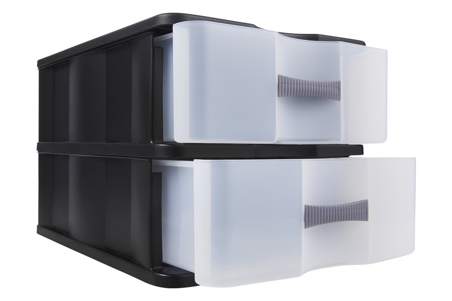 Rotho Schubladenbox A4 Schwarz | 23 × 26 × 34 cm kaufen bei JUMBO