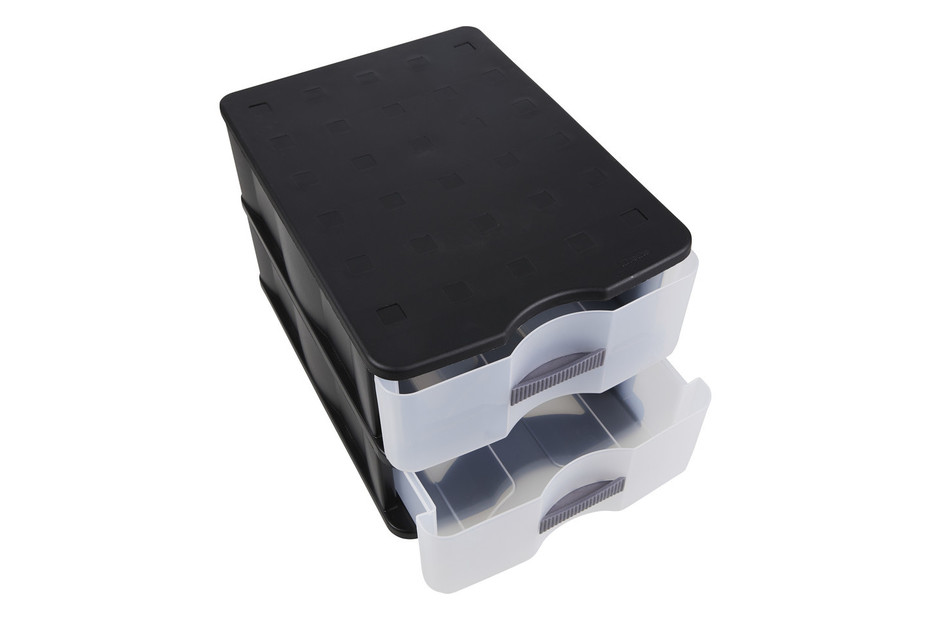 Rotho Schubladenbox A4 Schwarz | 23 × 26 × 34 cm kaufen bei JUMBO
