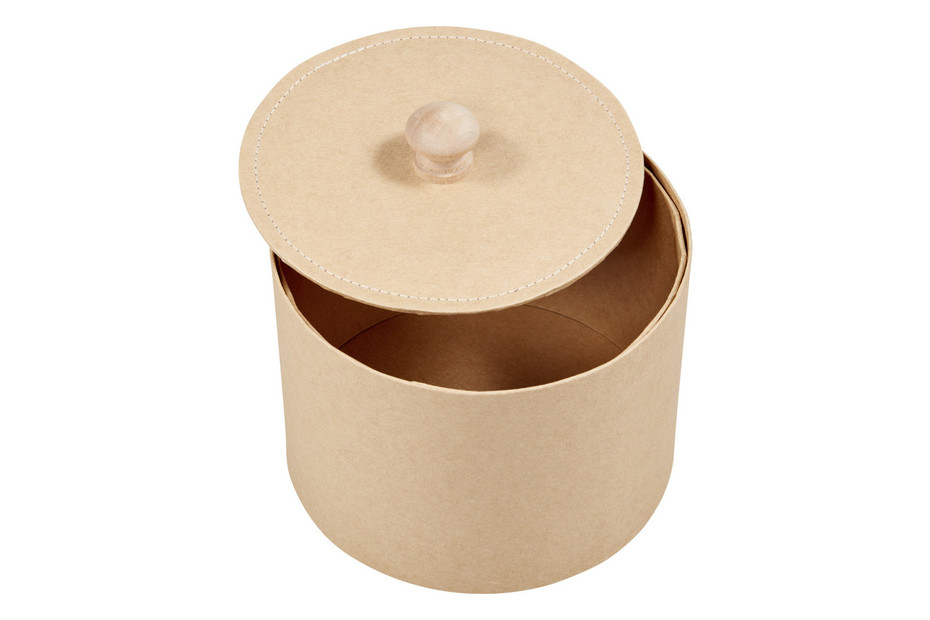 Glorex Papp-Rundbox mit Deckel | 13.5 × 13.5 × 10 cm kaufen bei JUMBO