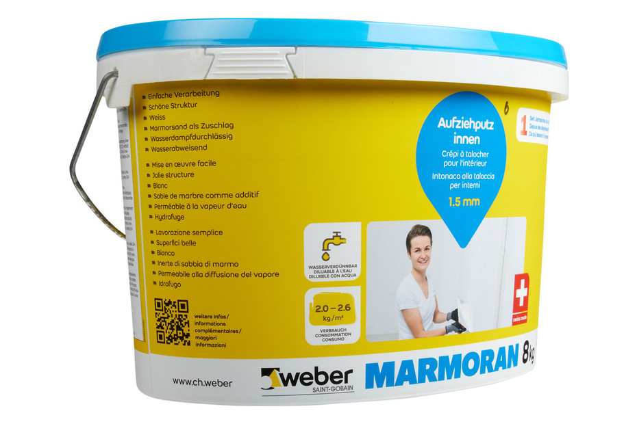 Marmoran Intonaco da stendere interno | 1,5 mm | 8 kg acquistare da JUMBO