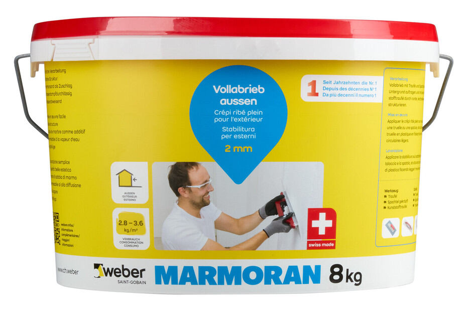Marmoran Vollabrieb Aussen | 2 mm | 8 kg kaufen bei JUMBO