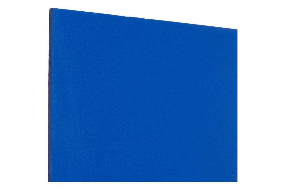 Plaque en mousse rigide PVC Bleu | 1 × 0.5 × 1 m Acheter chez JUMBO