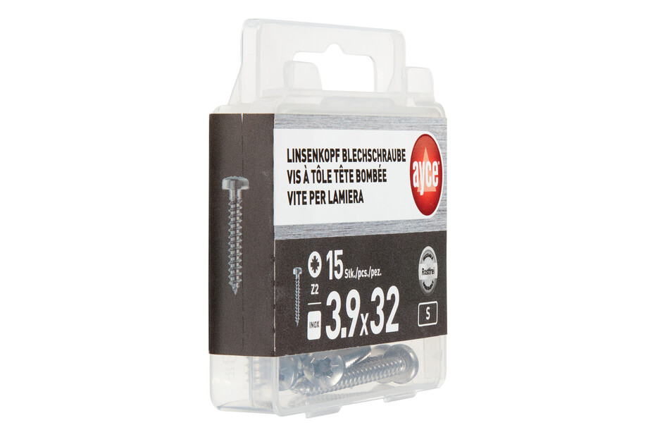 Vise à tôle en inox avec tête bombée Acheter chez JUMBO