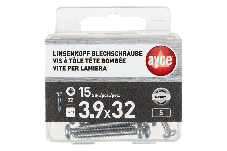 Vise à tôle en inox avec tête bombée Acheter chez JUMBO