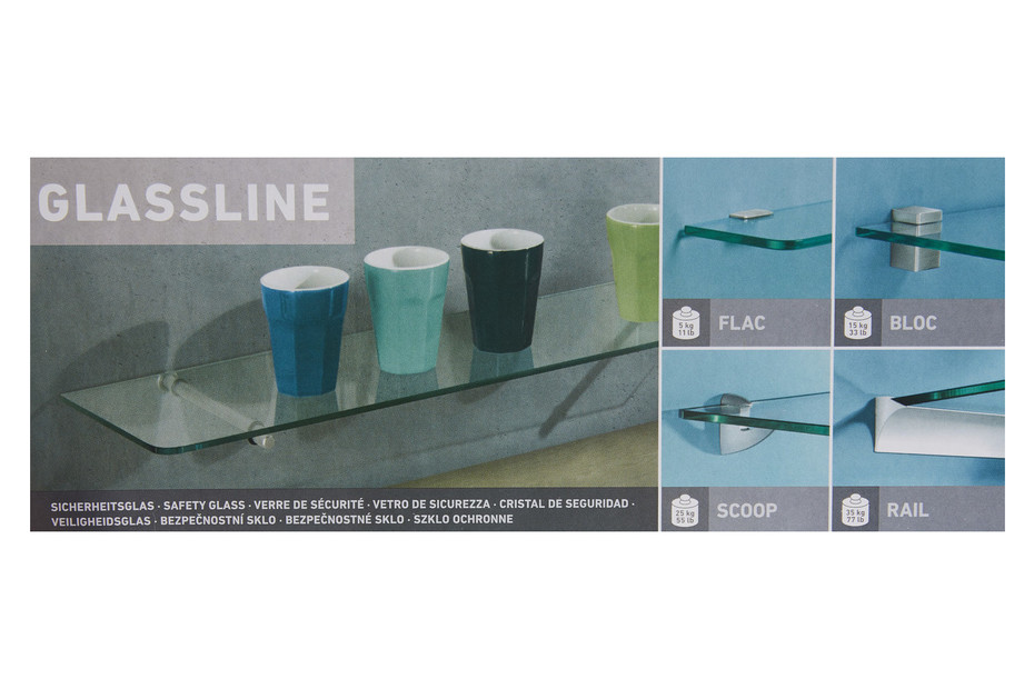 Glassline Standard Regalboden | 60 × 30 × 1 cm kaufen bei JUMBO