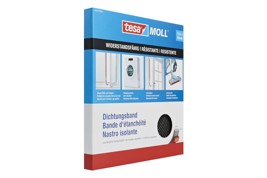 Tesamoll Schaumstoffdichtung PVC | 2.5 × 18 cm kaufen bei JUMBO