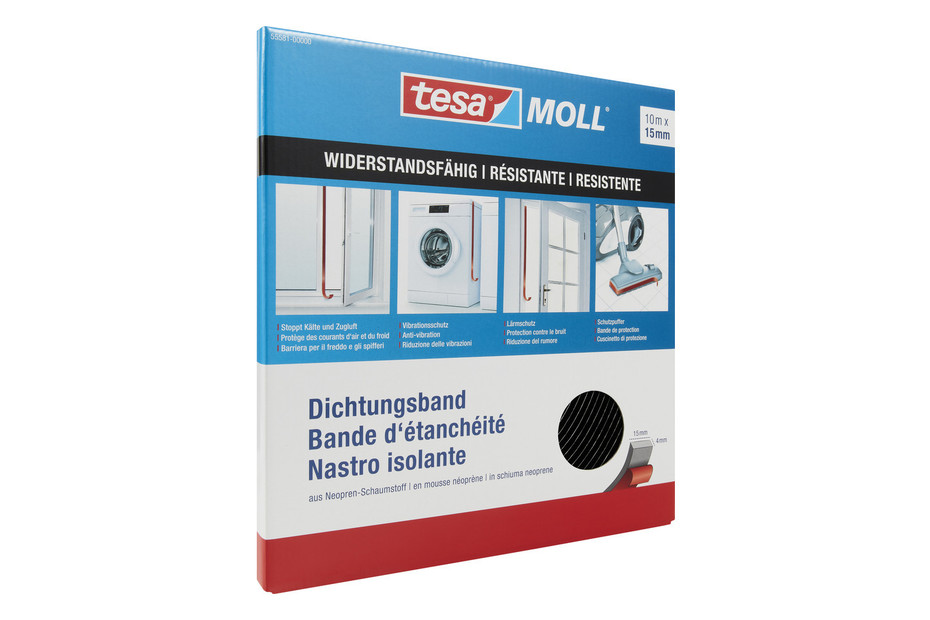 Tesamoll Schaumstoffdichtung PVC | 4 mm kaufen bei JUMBO