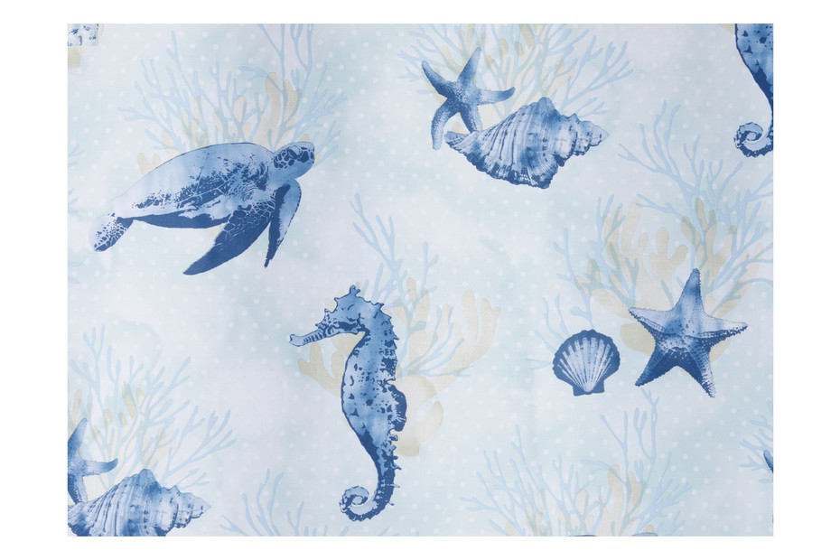 Spirella Duschvorhang Textil Ozean | 180 × 180 cm kaufen bei JUMBO