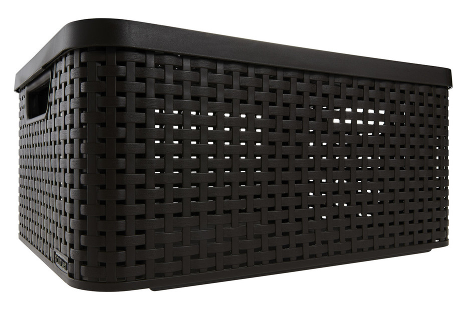 Curver Box Rattan Dunkelbraun | 18.7 × 29.4 × 39.5 | 18 l kaufen bei JUMBO