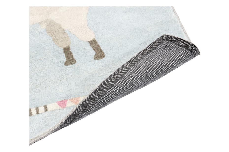 Tapis Lama Lulu Bleu | 1.2 × 1.7 m Acheter chez JUMBO